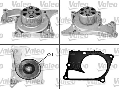 Valeo water pump for Renault Dacia Mercedes Captur Clio III IV II ...