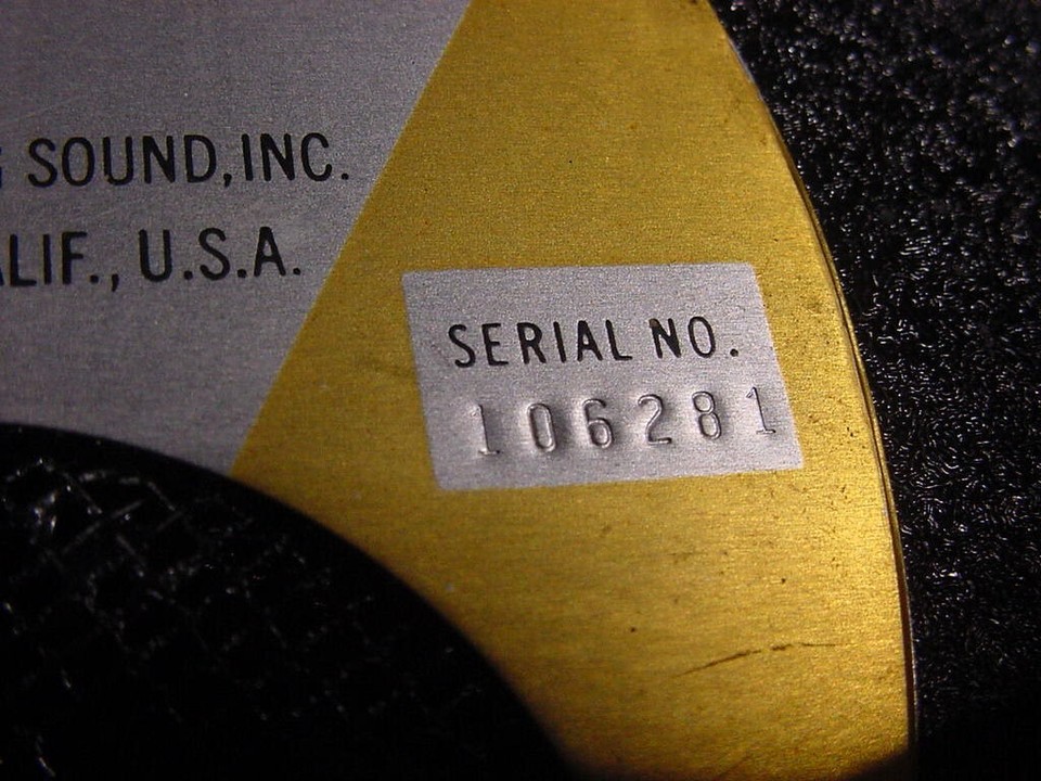 JBL D130 SPEAKER 15" WOOFER DRIVER 8 Ohms (#1 serial number 106281) | eBay