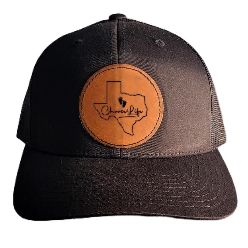 Texas Choose Life Leather Patch Hat Pro-Life Hat Black | eBay