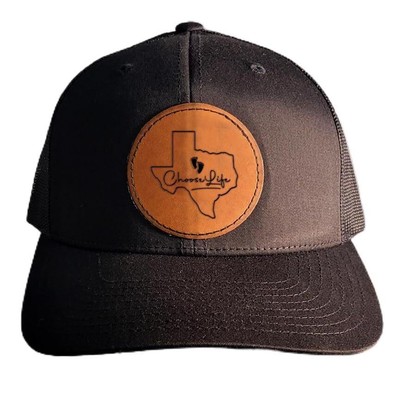 Texas Choose Life Leather Patch Hat Pro-Life Hat Black | eBay