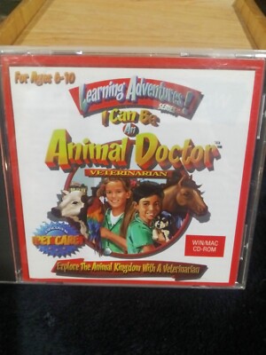Learning Adventures Series "I Can Be An Animal Doctor" Ages 6-10 CD Rom ...