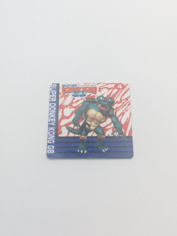 Kritter 4 Super Donkey Kong Bros Card mini Game Boy Nintendo 1995 ...