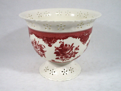 FTD Planter Antique Victorian Design Dark Red Rose with Pedestal | eBay