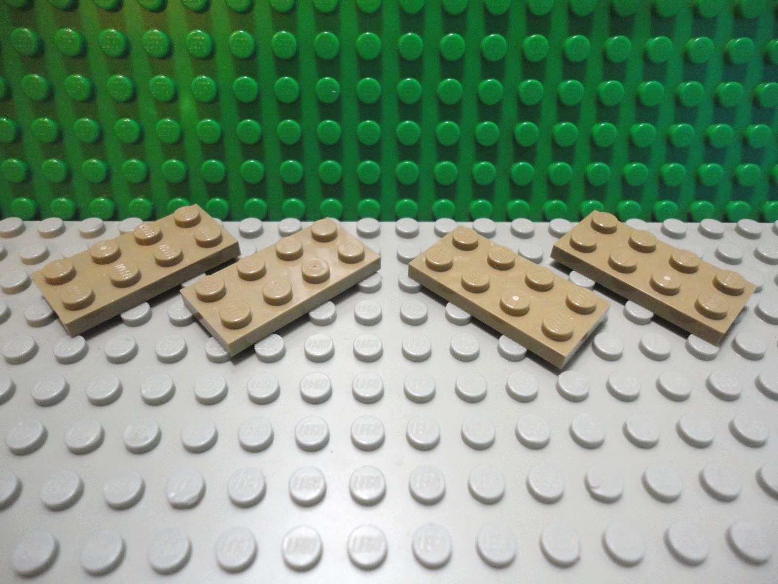 Lego 4 Dark Tan 2x4 base plate NEW | eBay