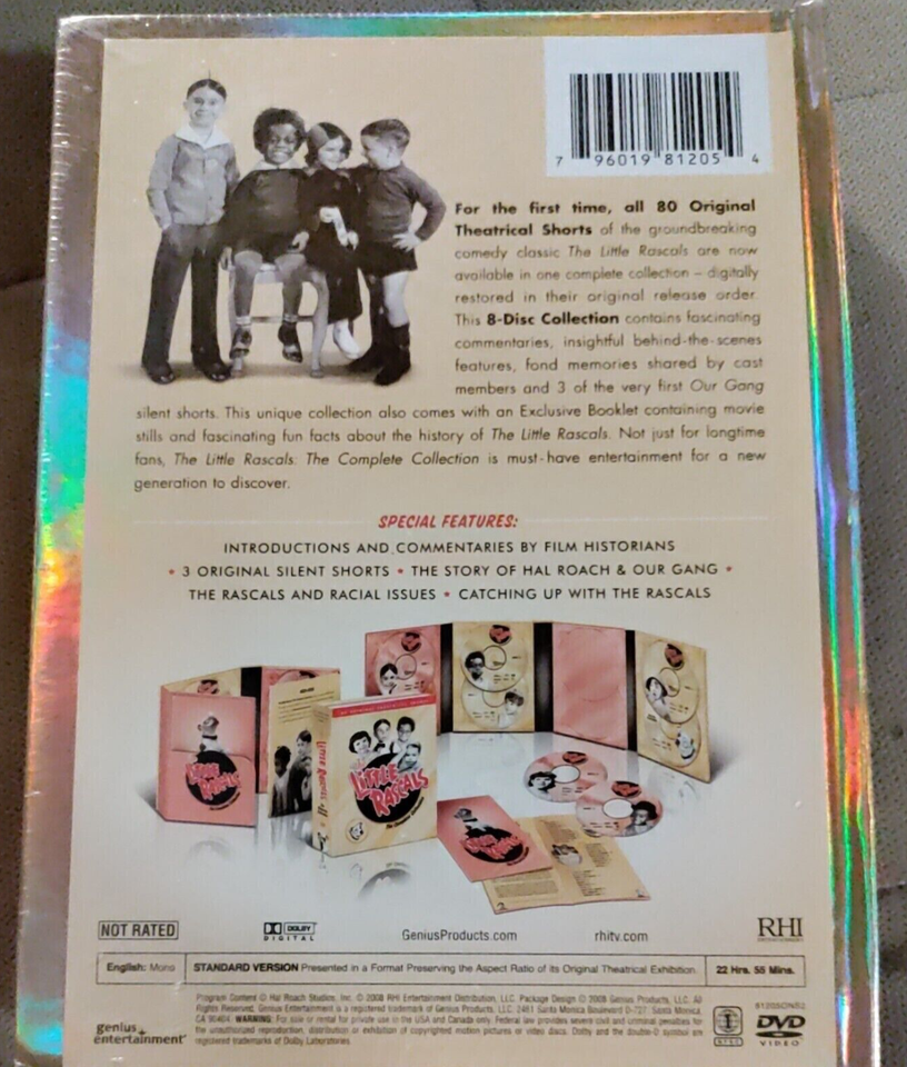 🔥The Little Rascals: The Complete Collection DVD-8 discs- 80 Shorts ...