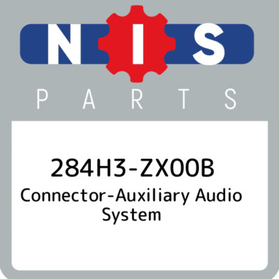 284H3-ZX00B Nissan Connector-auxiliary audio system 284H3ZX00B, New ...