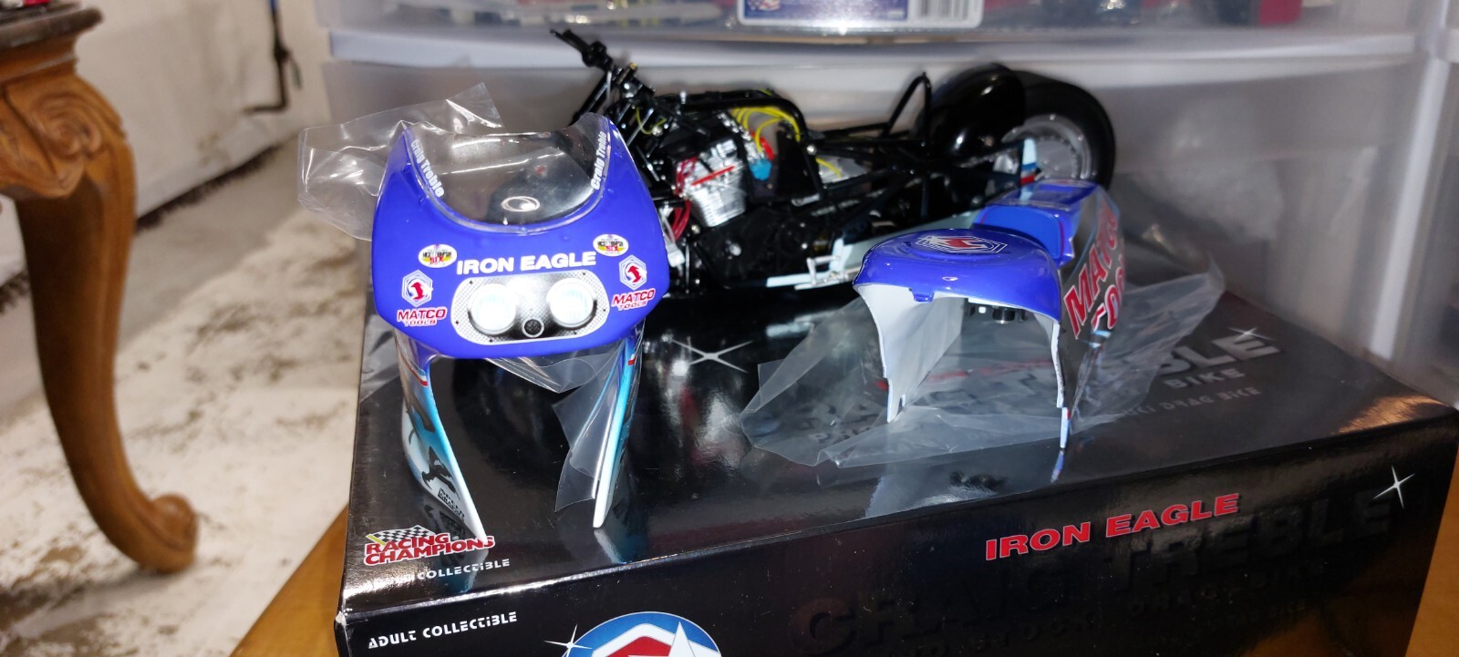 MATCO TOOLS 25TH ANNIV CRAIG TREBLE PRO STOCK SUZUKI DRAG BIKE 1:9 ...
