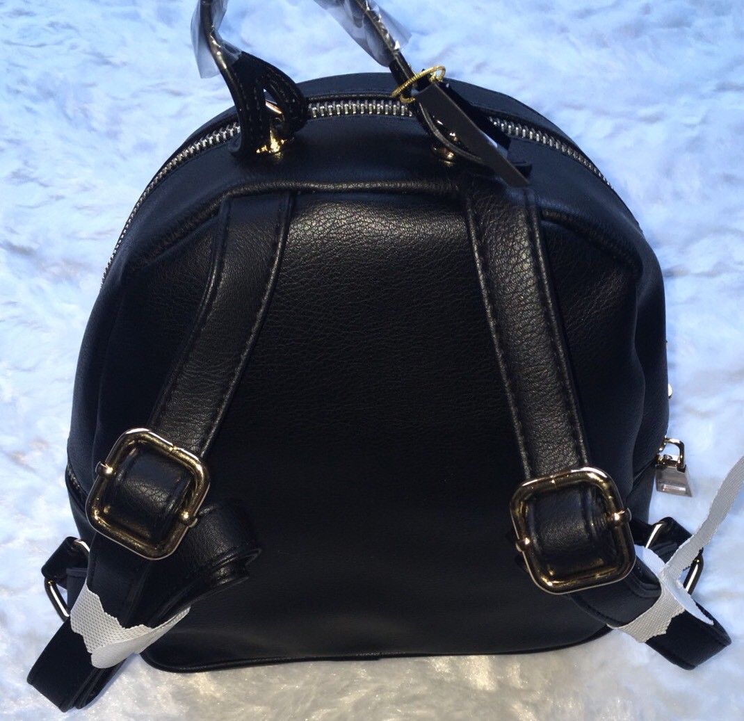 bebe Sadie Studded Black Mini Backpack Purse RGT 🌹 | eBay