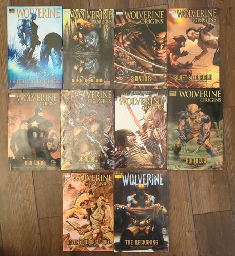 WOLVERINE ORIGINS VOL 0-9 HC TPB LOT COMPLETE SERIES OMNIBUS DANIEL WAY ...