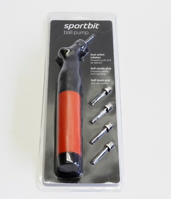 SPORTBIT Ball Pump with Push&Pull Inflating System - Comes with 5 ...