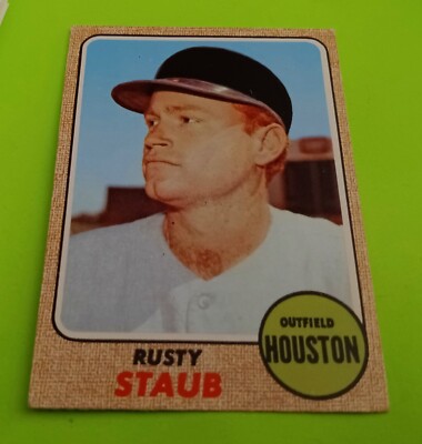 1968 RUSTY STAUB Topps MLB Baseball Card #300 Houston Astros MINT | eBay