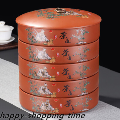 Real Yixing Zisha Holder For Loose Tea Chinese Tea Storage For Pu'er ...