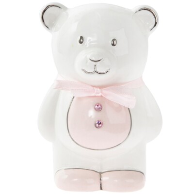 Pink Teddy Ceramic Money Box | eBay UK