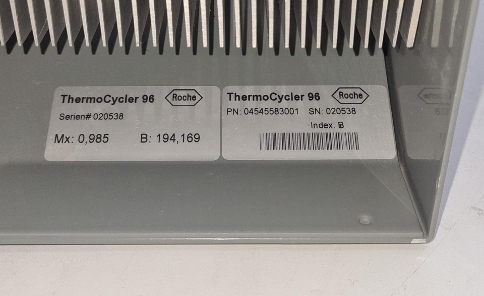Roche Thermocycler 96 04545583001 04585402001 qPCR thermal cycler Block ...