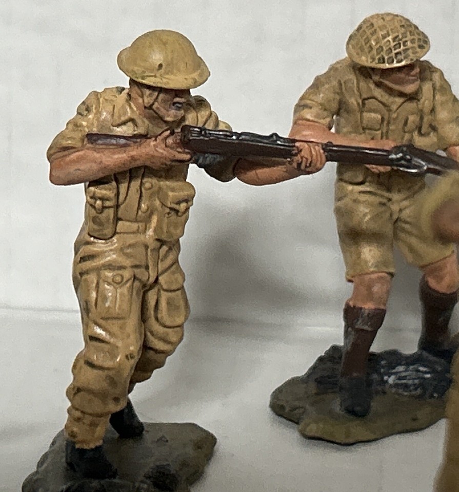 ⊙ RARE 1:32 21st Century Toys Ultimate Soldier WWII British Army Figure ...