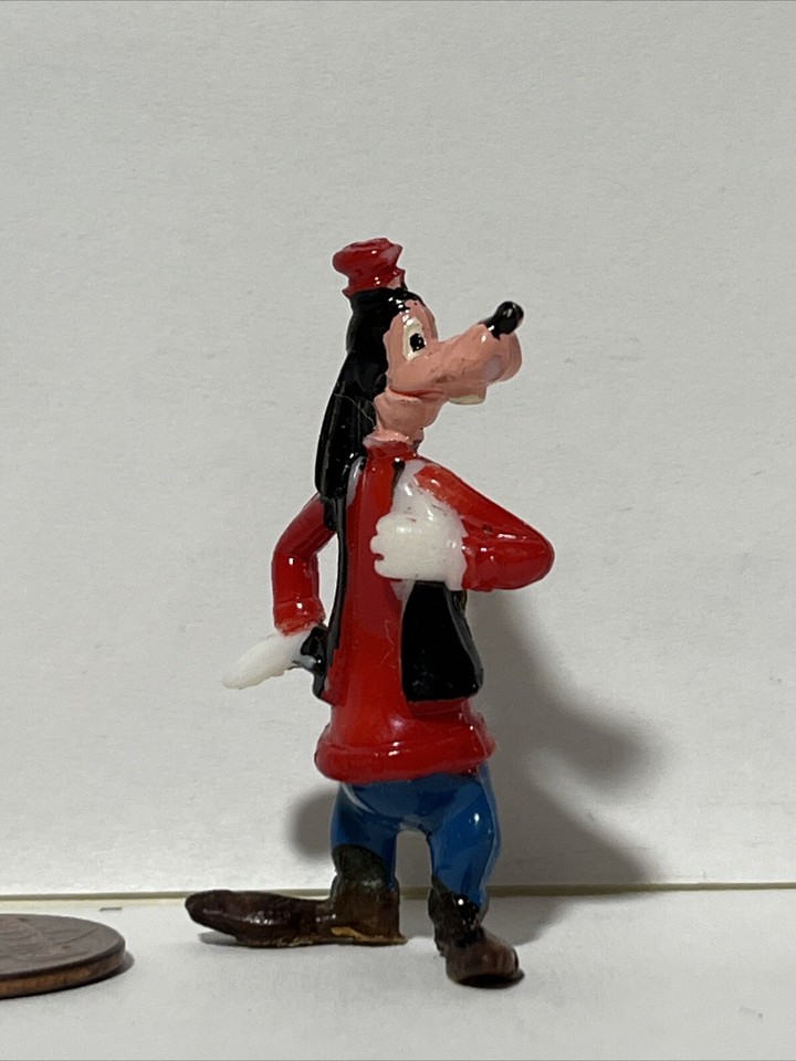 Marx Disneykin Goofy miniature plastic figure Walt Disney Mickey Mouse ...