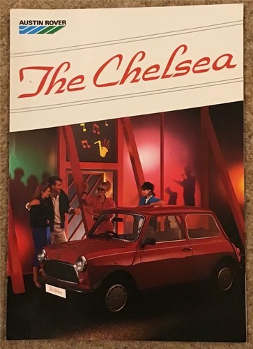 MINI CHELSEA Special Edition Car Sales Brochure For 1986 #3728 AUSTIN ...