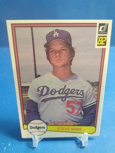 Steve Howe #158 1982 Donruss Los Angeles Dodgers Free Shipping | eBay