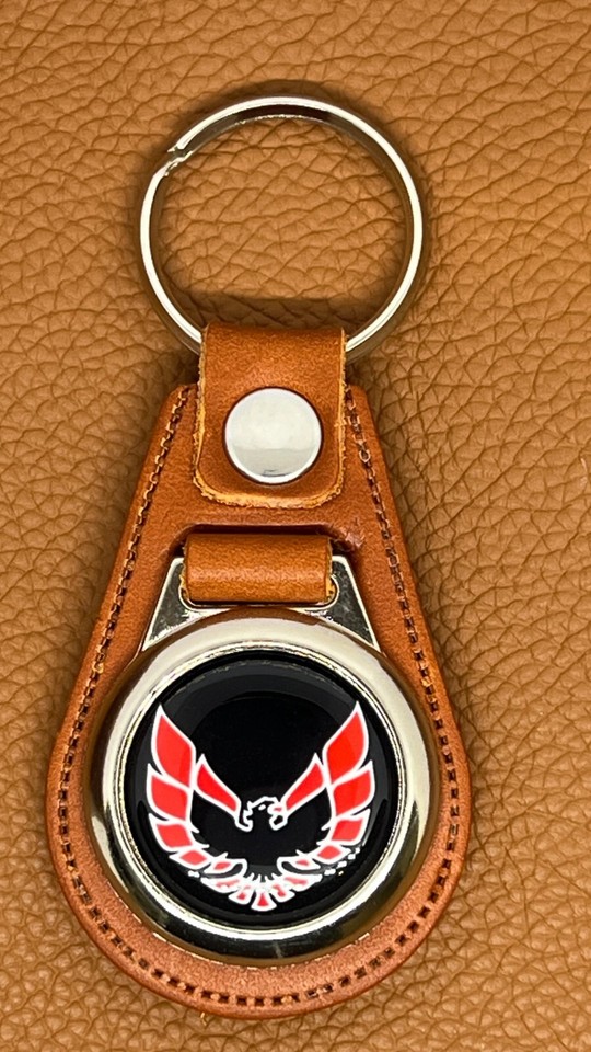FIREBIRD PREMIUM LEATHER KEYCHAIN 1976 1977 1978 1979 1980 | eBay