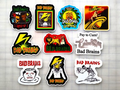Sticker Pack (10 Vinyl Stickers) Hardcore Reggae Punk Rock Band | eBay