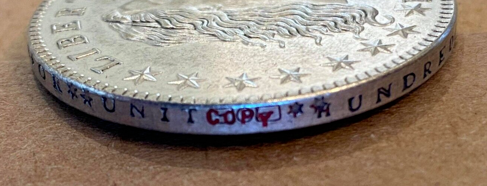 "1794 Dated" Flowing Hair One Dollar (Toned Silver Plate) v6 (New ...