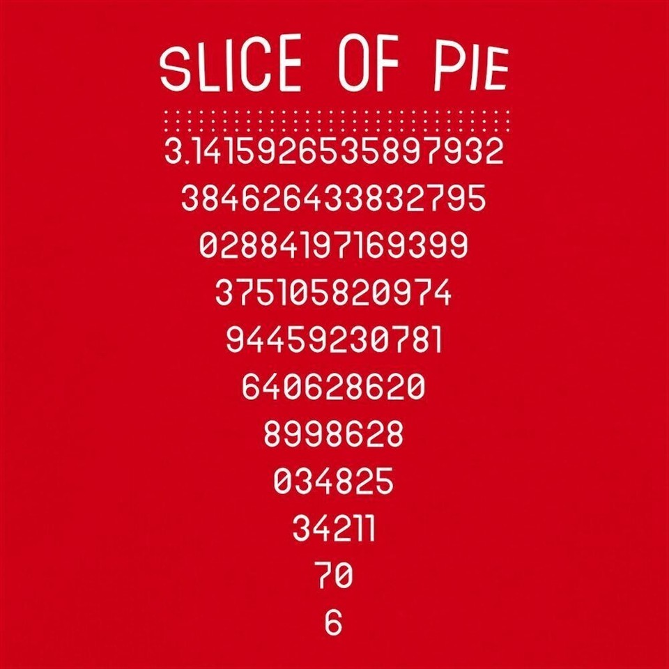 Slice Of Pi - Cushion - Pie Maths Mathematics Nerd Geek Math 3.14 3.1415 | eBay