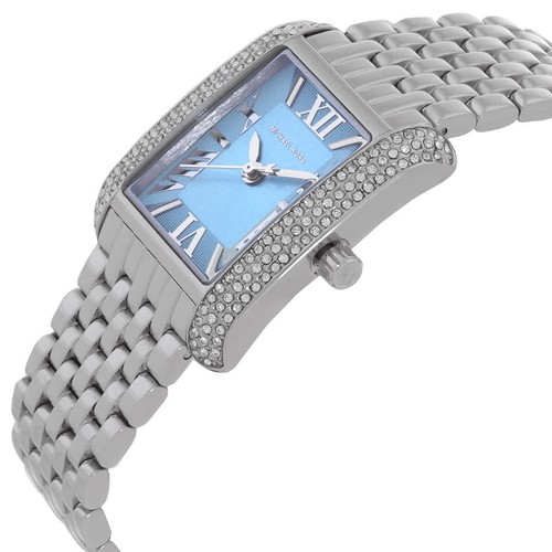 Michael Kors Emery Quartz Crystal Blue Dial Ladies Watch MK4829 | eBay
