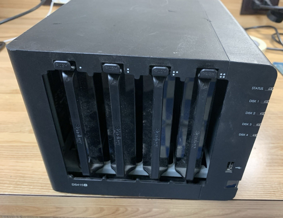 Synology DS415+ DIskless Network Attached Storage NAS- No Powewr Supply ...