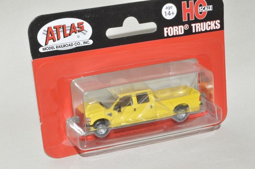 HO scale Atlas Ford F-350 pickup truck 35000002 YELLOW CONRAIL & OTHERS ...