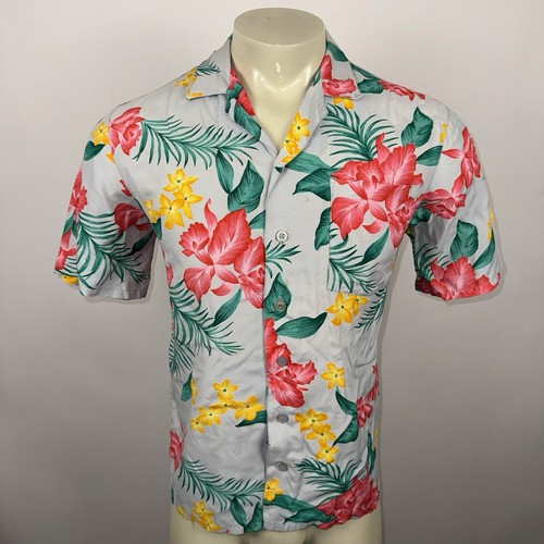 Vtg Hawaiian Shirt Tropically Yours Rayon Floral Magnum PI 70s 80s Mens ...