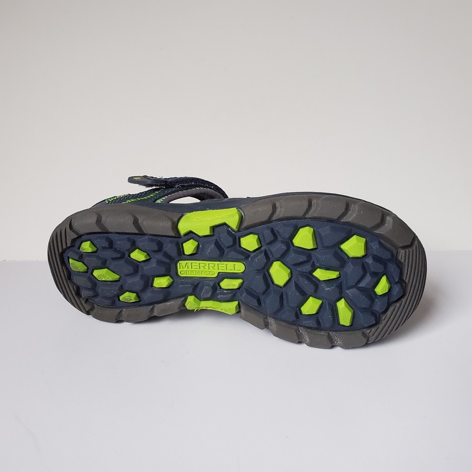 Merrell Boys Hydro Hiker Sandal Size 13 W Blue Water Shoes H20 Closed ...