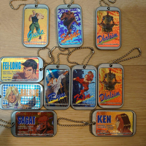 Rare Street Fighter keychain set of 10 | eBay