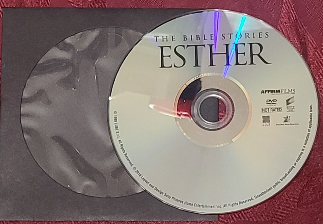 The Bible Stories Esther DVD USED Disc Only! No Case or Artwork ...