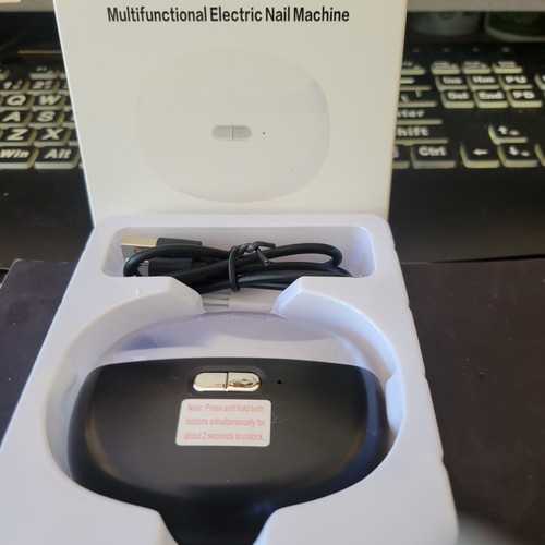 Multifunctional Electric Nail Machine, lack, 2 in 1 Nail Clipper NIB | eBay