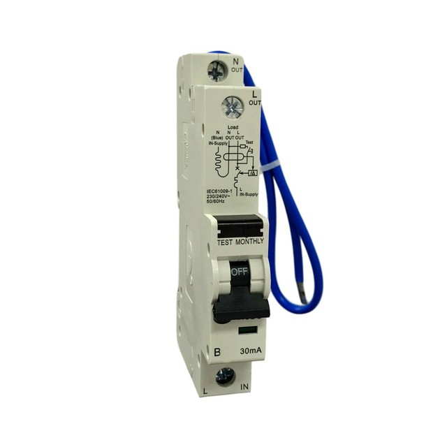 CGD B10 RCBO 10/30/sp 10 Amp 30ma Type B 6a Bsen61009-1 Lewden MCB RCD ...