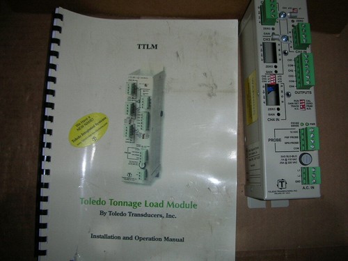 TOLEDO INTEGRATED SYSTEMS TTLM-2-1M, I/O load module 115/220VAC, 0.05/0 ...