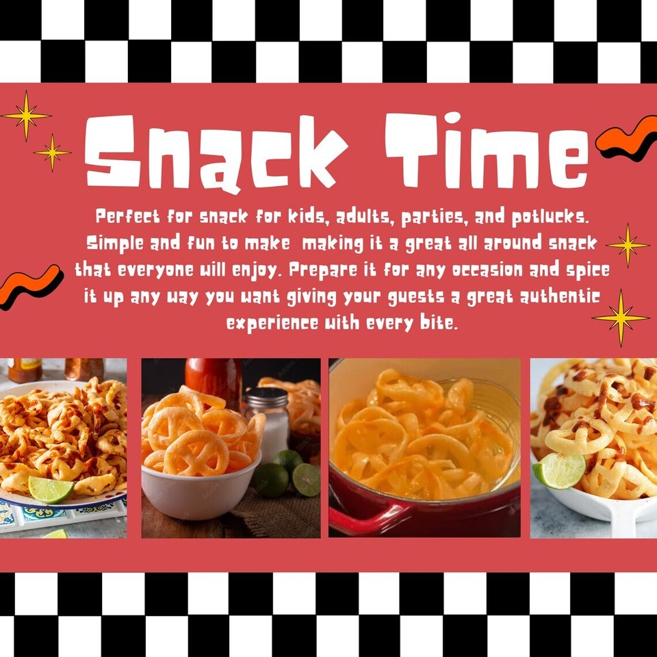 Duros Small Squares - Bulk - 3x2 Zarape- Chicharrones de Harinas ...