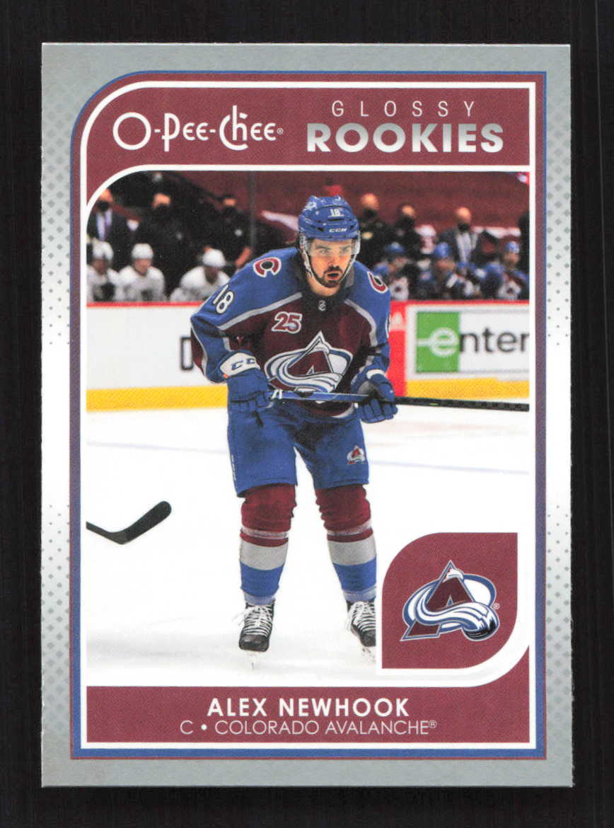 Alex Newhook 2021 Upper Deck O-Pee-Chee Glossy Colorado Avalanche #R-10 ...