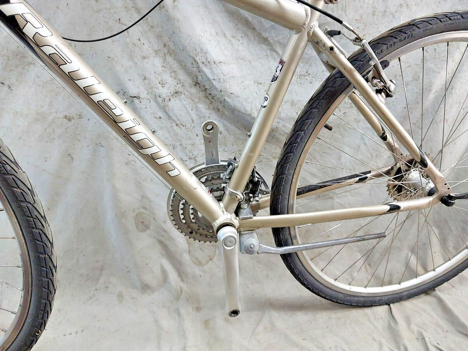 2008 Raleigh C40 Comfort Hybrid Bike Medium Suspension Triple Fast USA ...