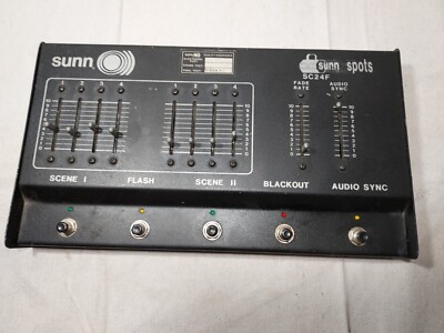 Sunn Spots SC24F Lighting Control Console - Dimmer / Mixer (A6) | eBay