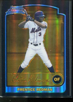 2003 Bowman Chrome Gold Refractors #289 Prentice Redman RC Card/170 | eBay