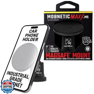 Mob Armor MobNetic Maxx MS - MagSafe Compatible Car Phone Mount w/ 90º ...