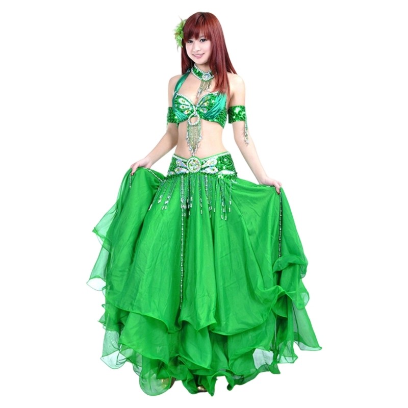 Belly Dancing Outfit Bellydance Costume Belly Dance Bra Belt Carnival ...