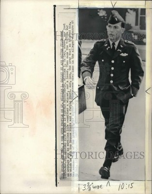1969 Press Photo Lieutenant William Calley, charged in My Lai massacre ...