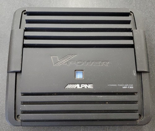Alpine MRP-F300 4-Channel Car Amplifier, 12 V D C, Alpine Electronics ...