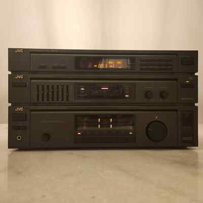 JVC RX-R77BK Black Wired Computer Controller Stereo Tuner AM/FM Audio ...