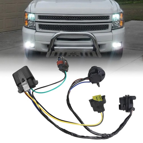 For Chevy Silverado 2007- 2014 1500/ 2500HD/ 3500HD Headlight Wiring ...