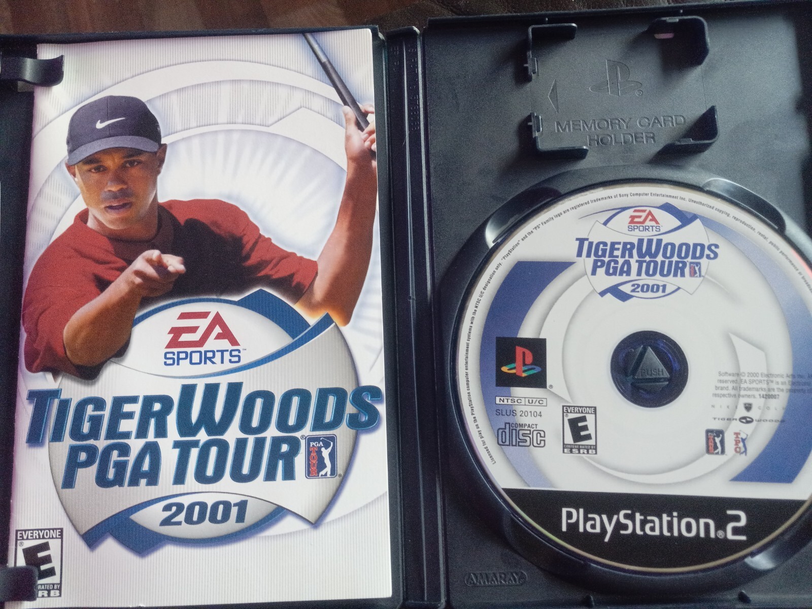 PS2 Tiger Woods PGA Tour 2001 (Sony PlayStation 2, 2001)- Complete ...