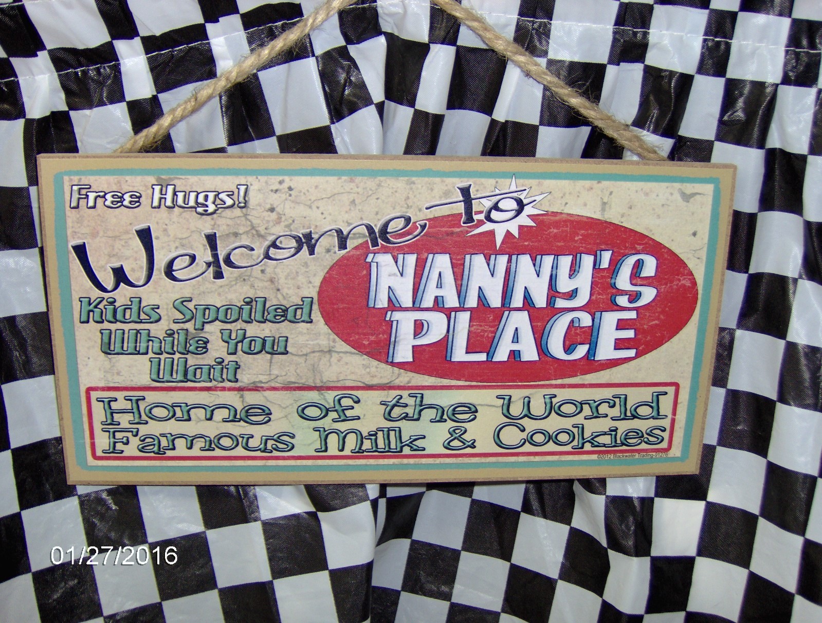 Welcome to Nanny's Place 10" x 5" Wood Sign | eBay
