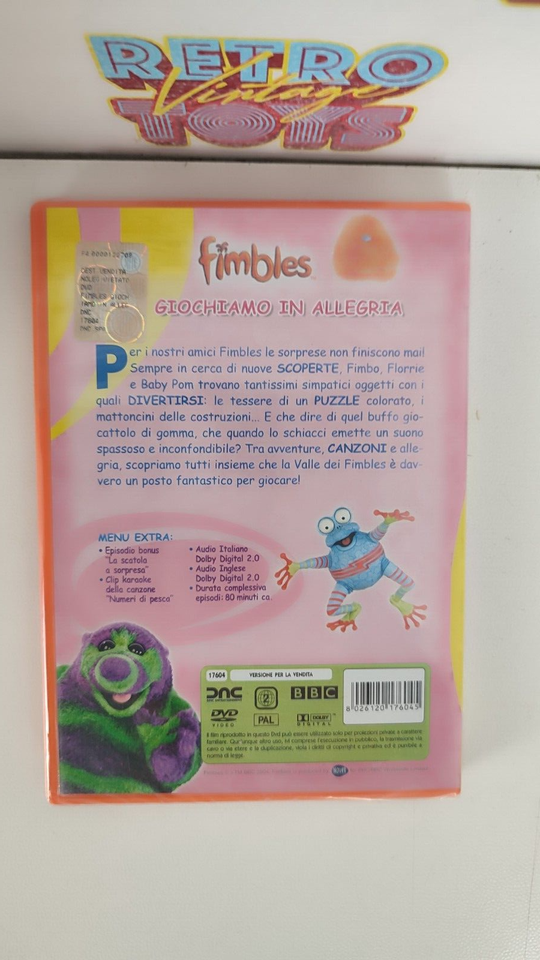 Fimbles Giocando In Allegria DVD BBC PAL Italiano Inglese 204 | eBay